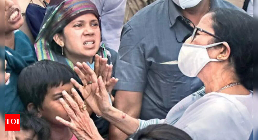 Bengal CM Mamata Banerjee visits Birbhum village, gets TMC neta ...