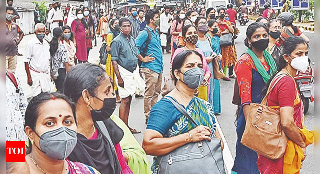 Private Bus Strike Near-total In State, Rural Transport Hit | Kochi ...