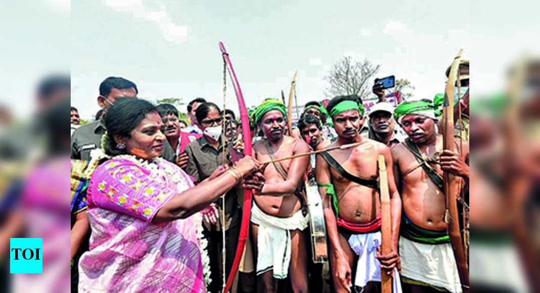 Nallamala: Governor Visits Nallamala Forests To Meet Chenchus ...