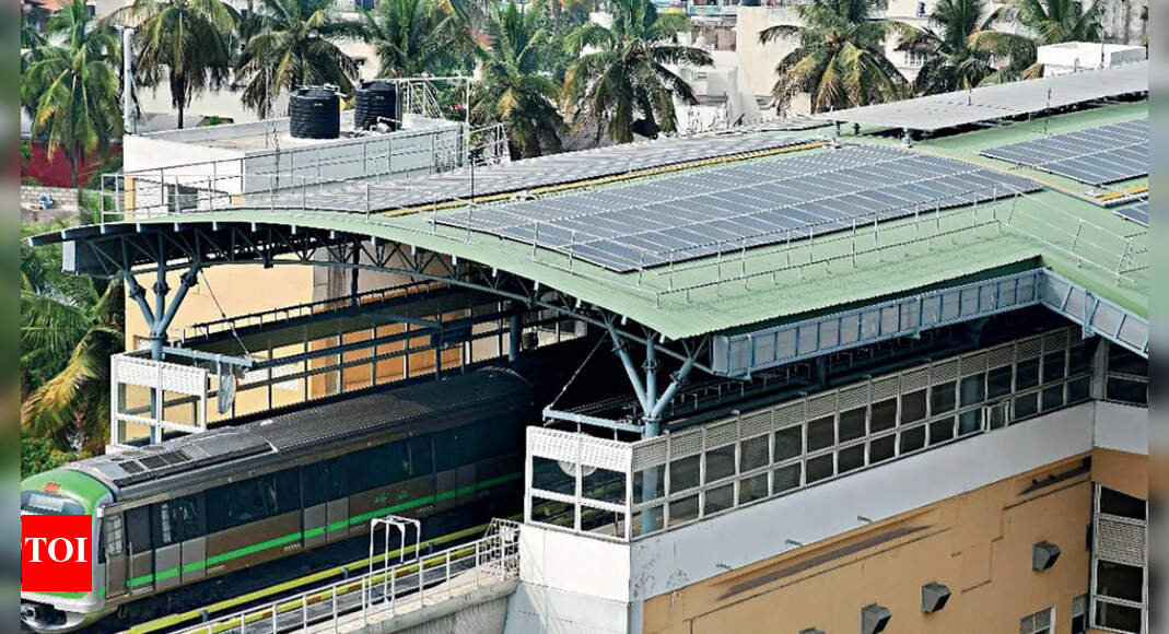 Metro To Amp Up Solar Power Generation To Run Trains | Bengaluru News ...