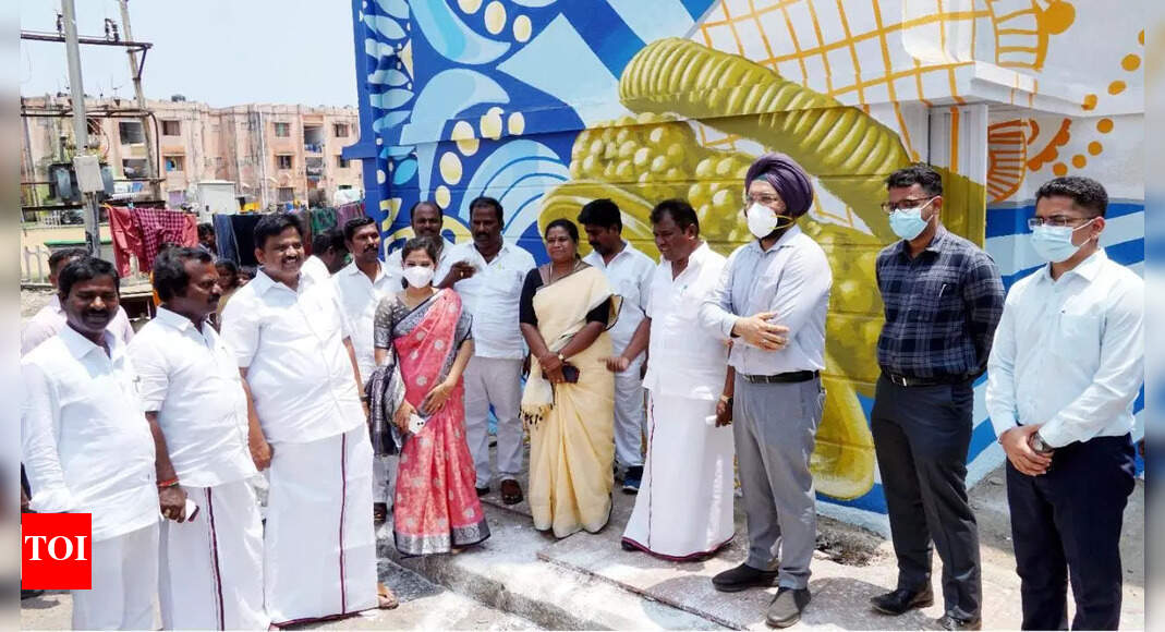 Chennai Corporation gives Kannagi Nagar tenements a facelift | Chennai ...