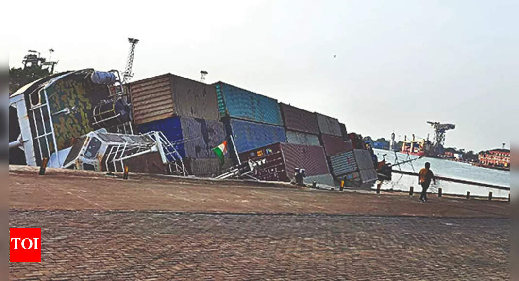 Capsized Ship: Salvage Operations Set To Start | Kolkata News - Times ...