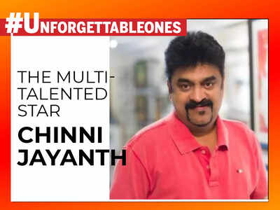 #UnforgettableOnes: The multi-talented star Chinni Jayanth | Tamil ...