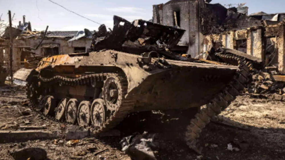 Destroyed Russian military vehicles across Ukraine | The Times of India