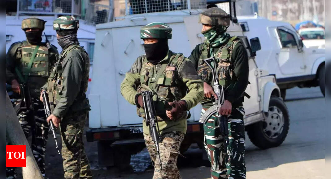 Encounter: One terrorist killed in encounter in J&K's Shopian | India News - Times of India