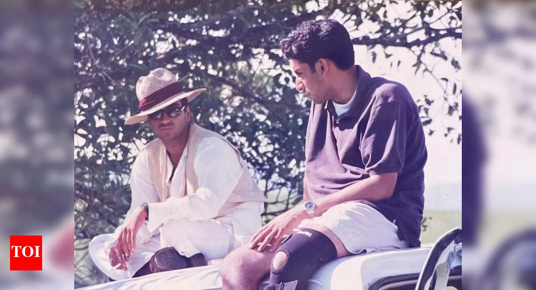 Abhishek Bachchan birthday wishes brother Ajay Devgn with a rare ...