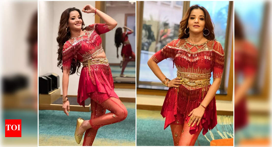 Watch: Monalisa grooves to Badshah and Tamannaah Bhatia's song 'Tabahi ...