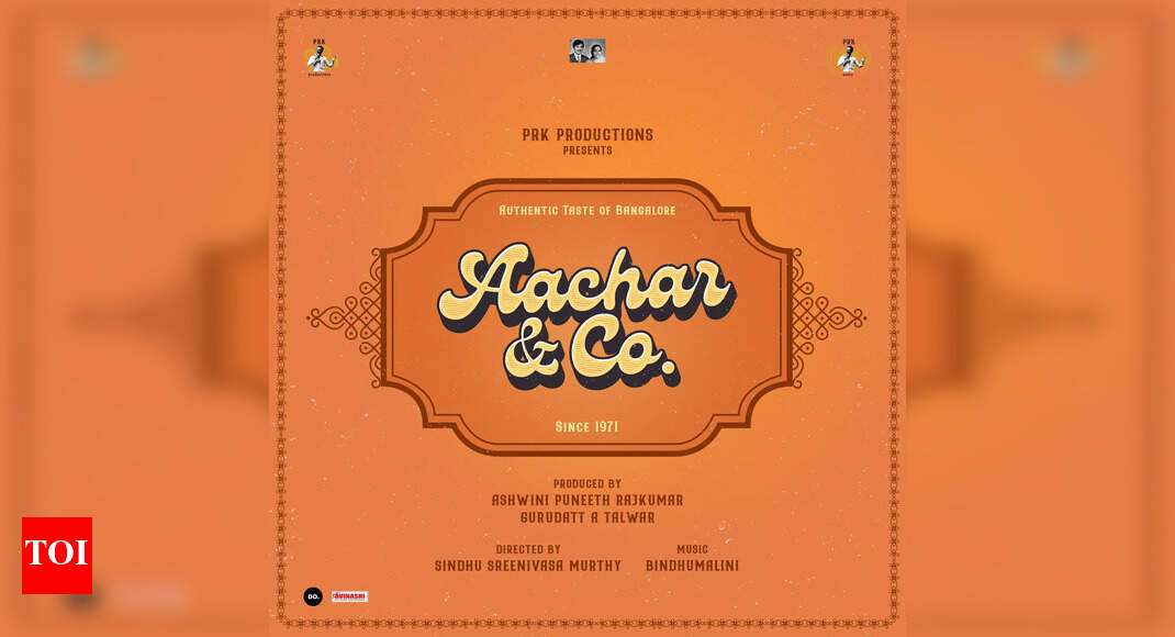 Aachar and Co to bring alive old Bengaluru | Kannada Movie News - Times ...