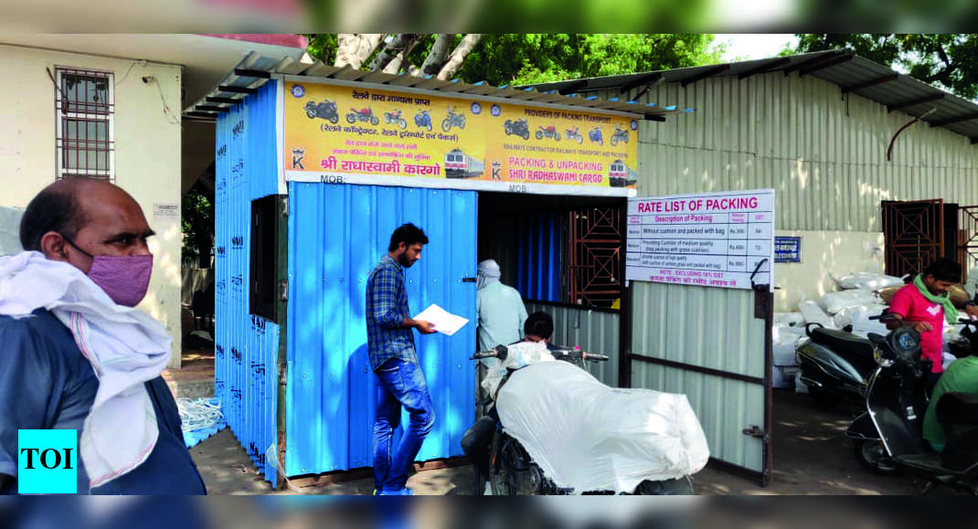 Railways Offers Bonanza With 2-wheeler Packaging Service | Lucknow News ...