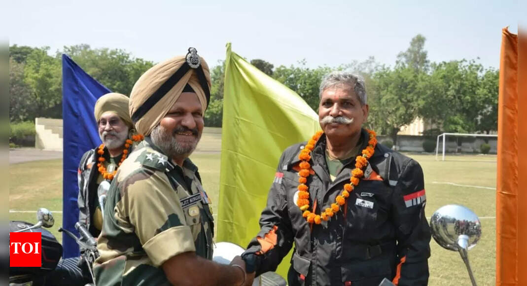 Jammu: ‘Veer Prahrahri' Motor Cycle Rally 'Divyang warriors' arrives at ...