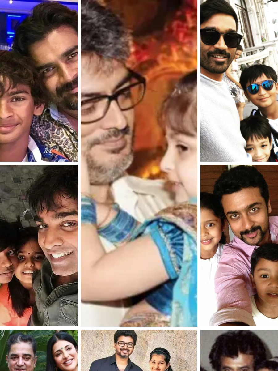 Tamil actors with their children | Times of India