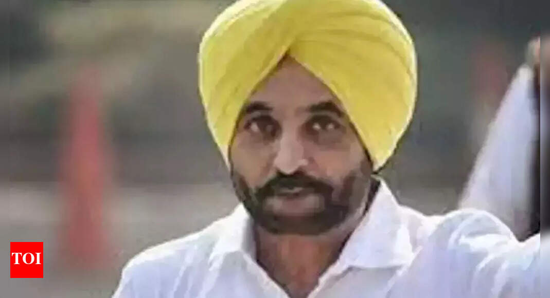 Bhagwant Mann: Punjab CM Bhagwant Mann pays obeisance at Takht Sri Damdama Sahib | Amritsar News ...