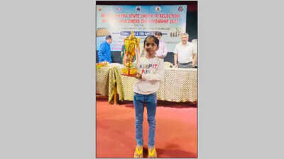 Vedika is Maharashtra's new U-10 girls' chess champion, qualifies for ...