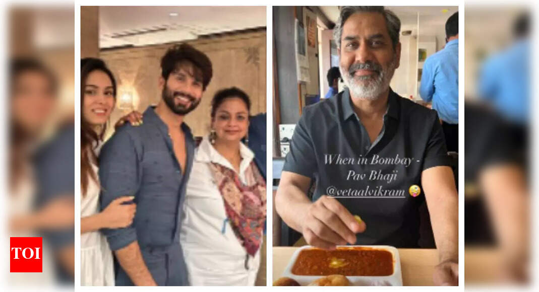 Shahid Kapoor steps out with wife Mira Rajput and her parents for ...