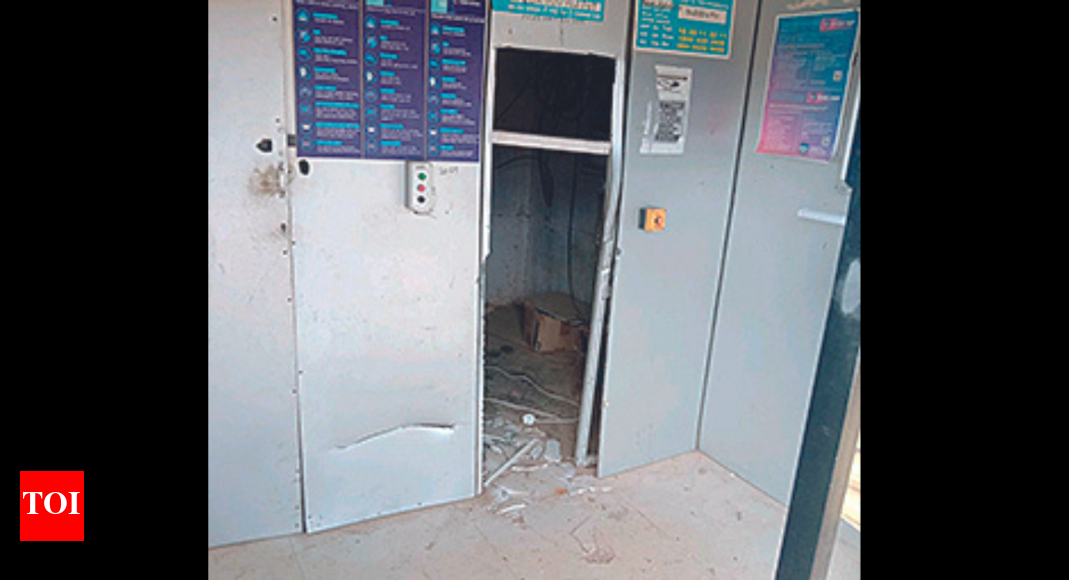 Atm: Bengaluru: Thieves steal ATM with Rs 12 lakh, dump it 2km away ...
