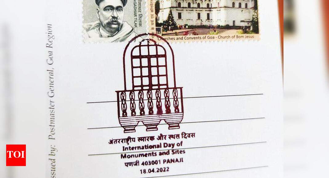 Goa Post unveils postcards on heritage monuments | Goa News - Times of ...