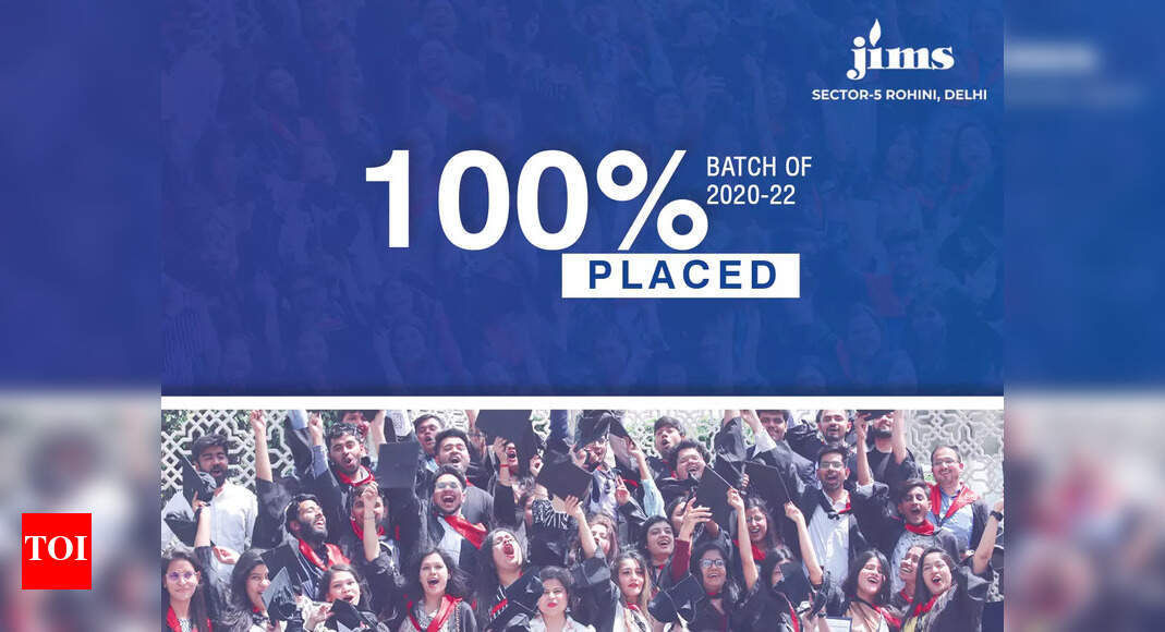 JIMS Sec-5 Rohini had a full placement season despite the pandemic ...