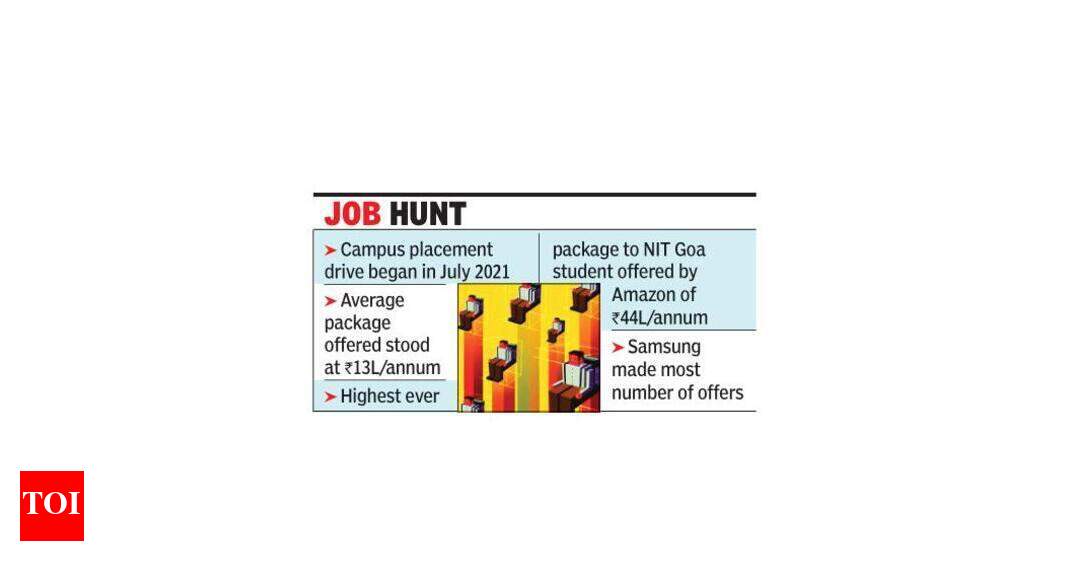 Despite pandemic, NIT Goa records 100% placements for BTech students ...