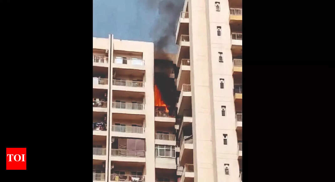 Cigarette Tossed In Balcony Triggered Fire, Say Residents | Noida News ...