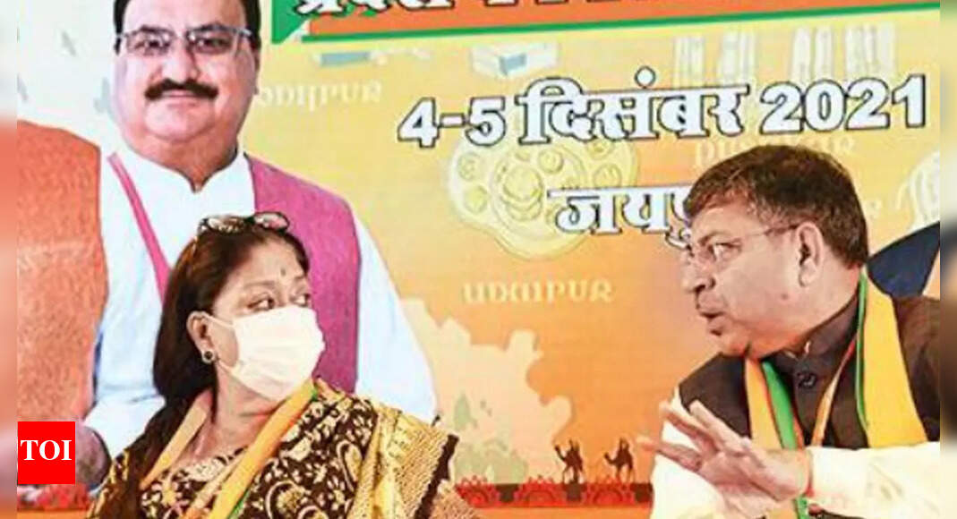 Bjp: Bjp Hq Wants Faction-hit Raj Unit To Work Together | Jaipur News ...