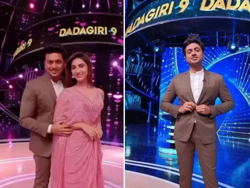 Dev and Rukmini Maitra shoot for ‘Dadagiri Unlimited Season 9’ - Times ...