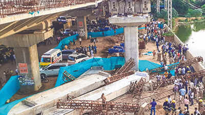 Contractor Fined ₹3cr For Flyover Collapse | Madurai News - Times of India