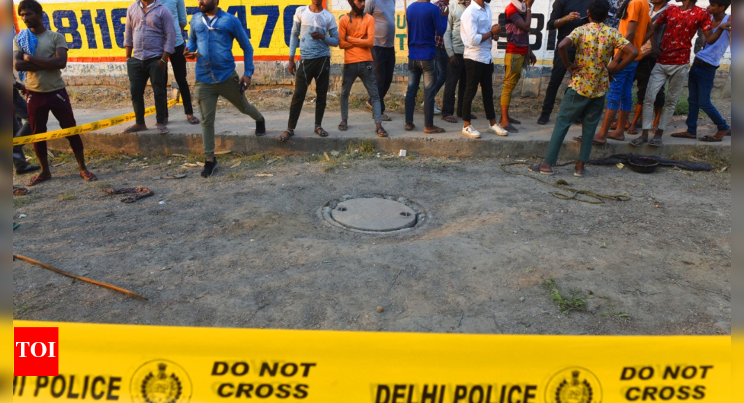 Delhi: Two dead after falling into pit in Bawana | Delhi News - Times ...