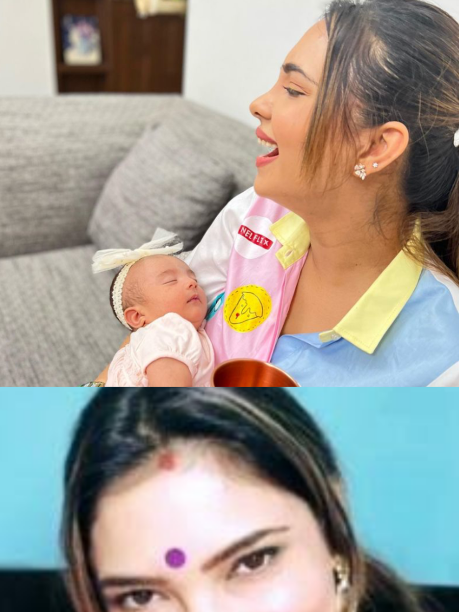 Kumkum Bhagya fame Pooja Banerjee’s adorable pics with her newborn ...