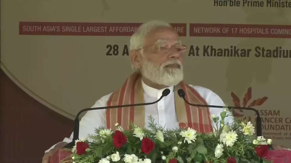 PM Narendra Modi visits Assam | The Times of India