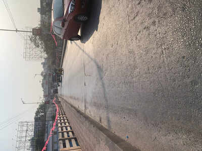 bad road(Rk Puram bridge) - Times of India