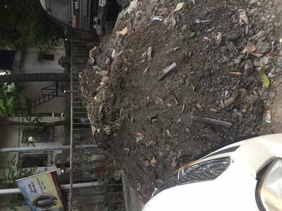 cleaned sewage dirt lying - Times of India