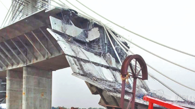 Sultanganj: Portion Of Under-construction Bridge Collapses In ...
