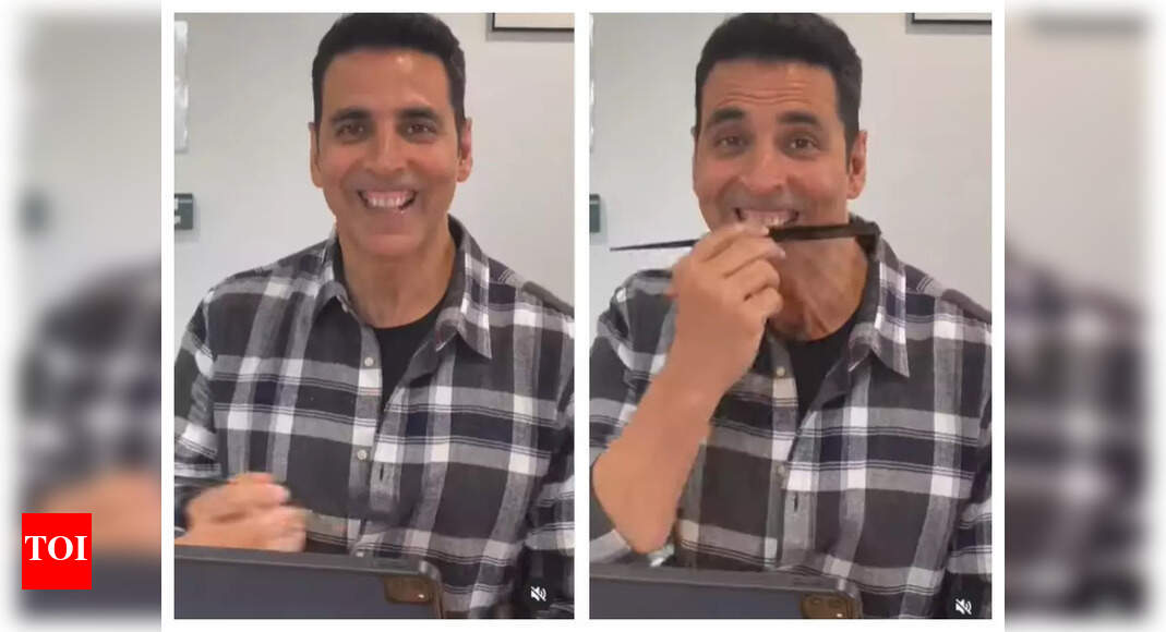 Akshay Kumar shares a hilarious video on World Laughter Day and it is ...