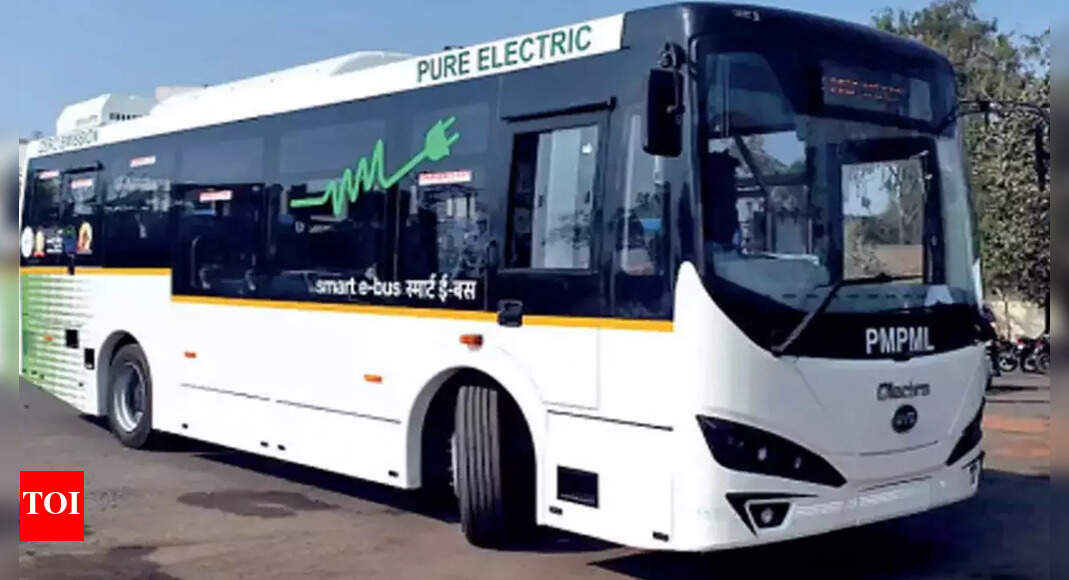 Pune Station Depot To House E-bus Hub | Pune News - Times of India