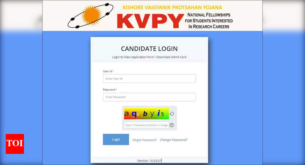 KVPY Admit Card 2022 released @ kvpy.iisc.ernet.in, exam on May 22 ...