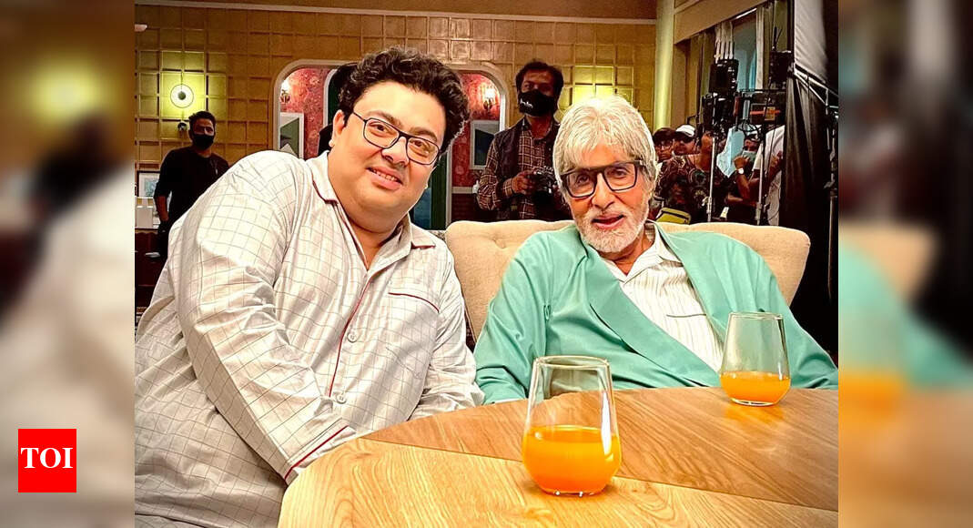 Actor Ambarish Bhattacharya shoots with megastar Amitabh Bachchan ...
