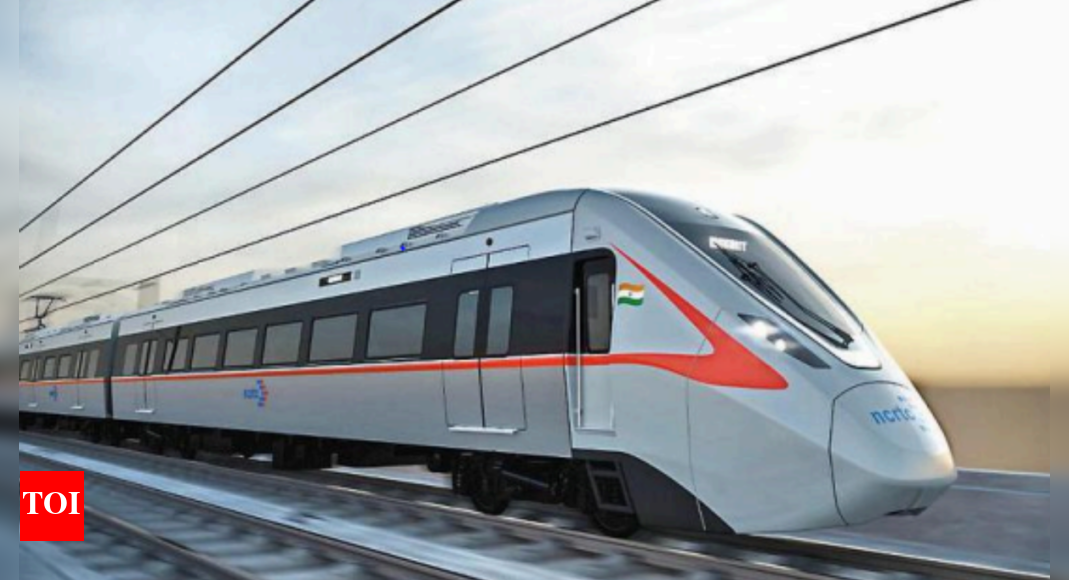 First RRTS train handover tomorrow | Delhi News - Times of India