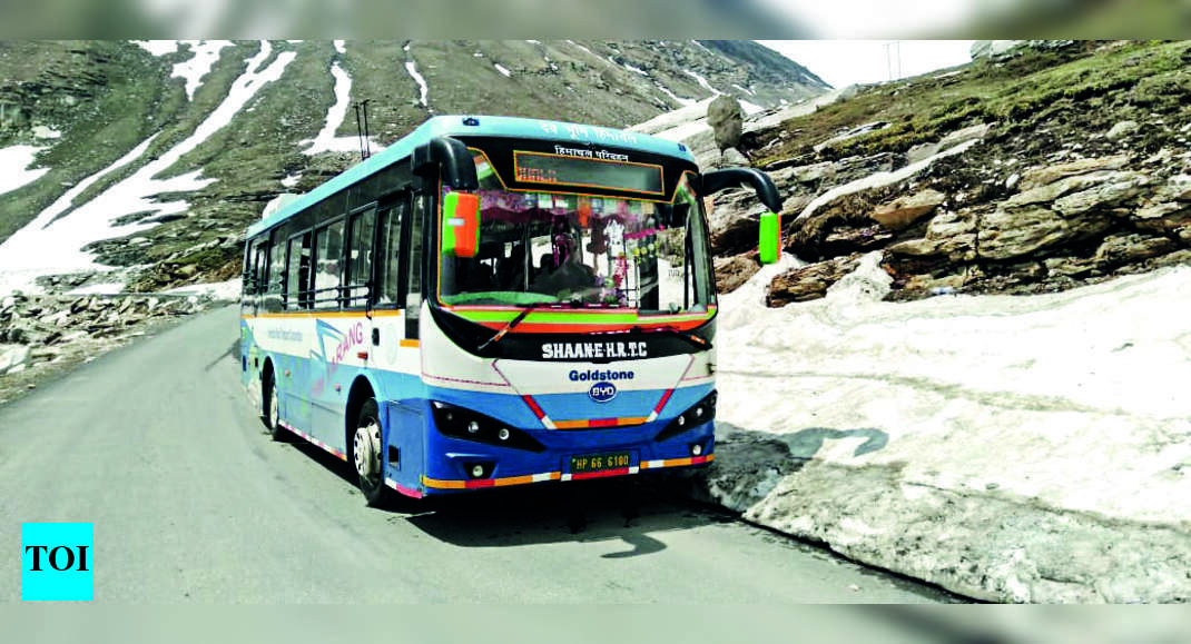 Manali: Electric Buses To Ferry Tourists From Manali To Rohtang Pass ...