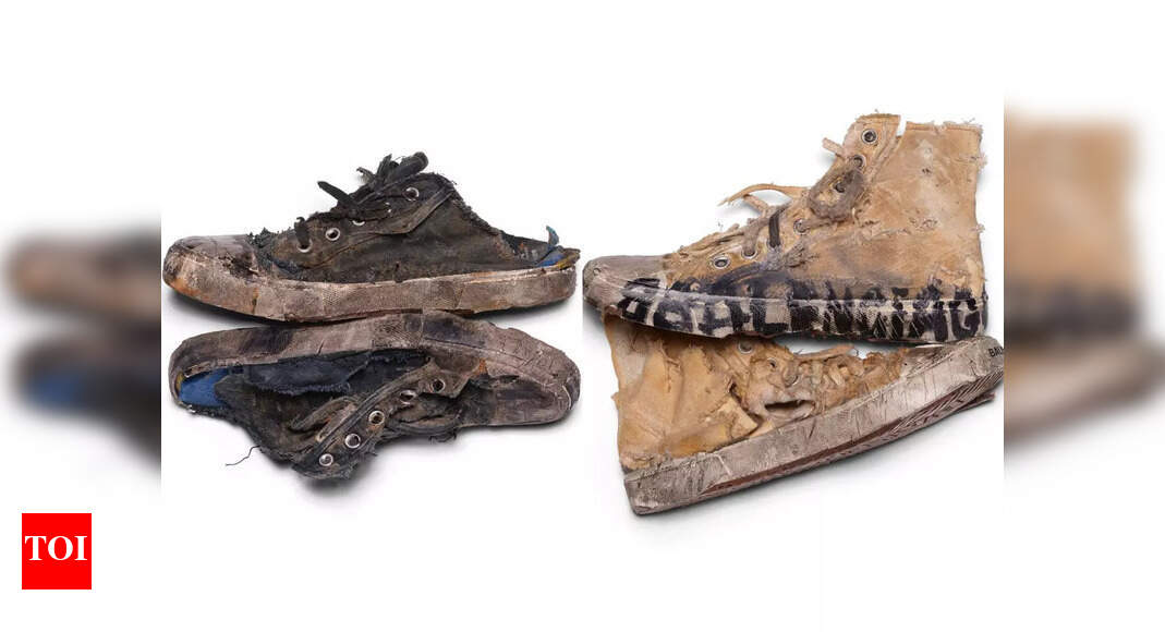 Would you buy these extra destroyed Balenciaga sneakers for 1.42 lakhs ...