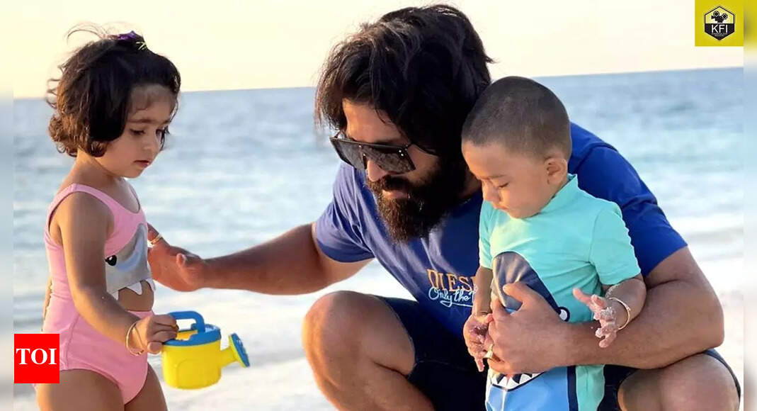 Yash treats fans to an adorable video of him playing with his kids ...