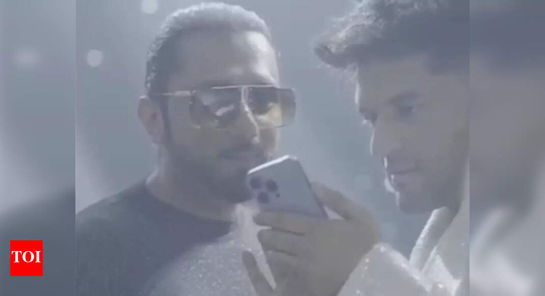 Guru Randhawa and Honey Singh's first look from 'Designer' song shoot ...