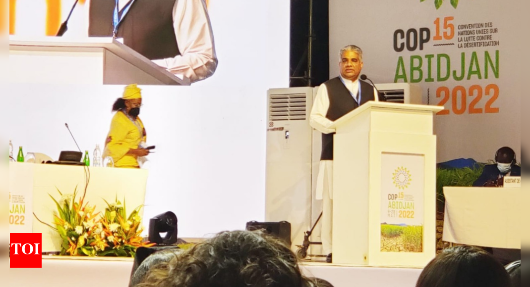 UNCCD COP15: India seeks change in consumption habits to protect land ...