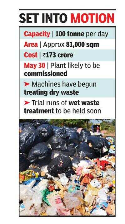 Trial operations begin at Cacora solid waste plant | Goa News - Times ...