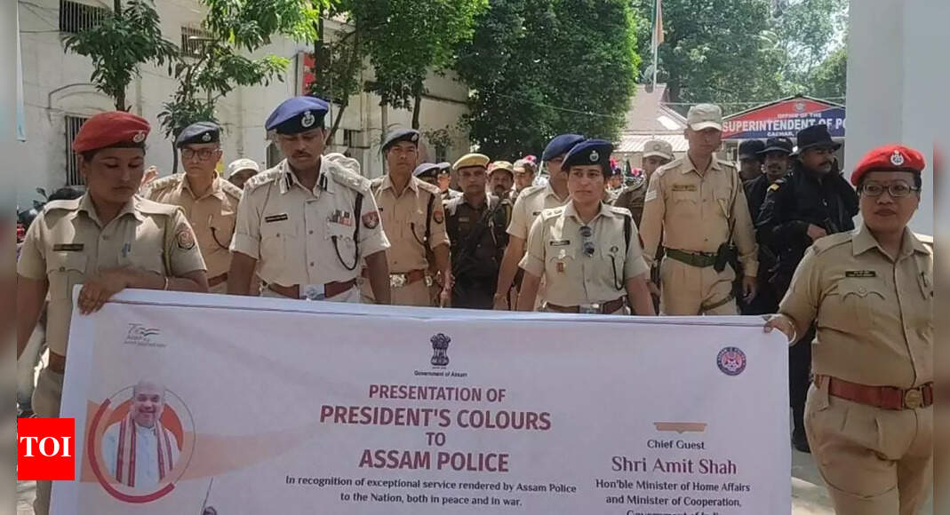 Assam Police: President’s Colours award for Assam Police | Guwahati ...