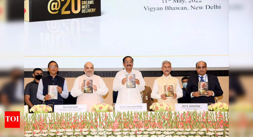 ‘Modi@20: Dreams Meet Delivery' book launched in New Delhi, Karan Johar ...