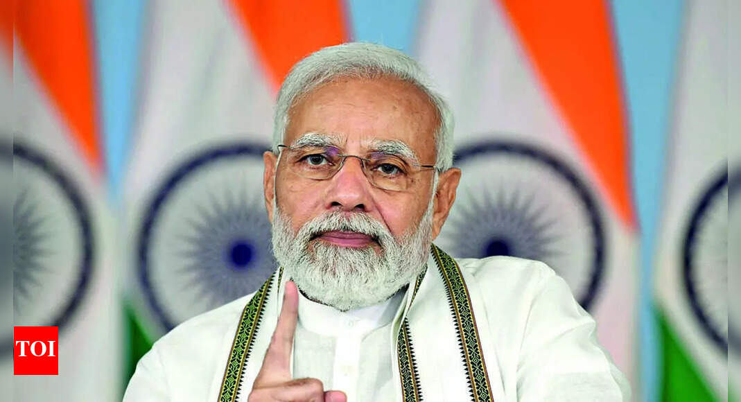 PM Modi calls upon spiritual centres to inspire startups - Times of India