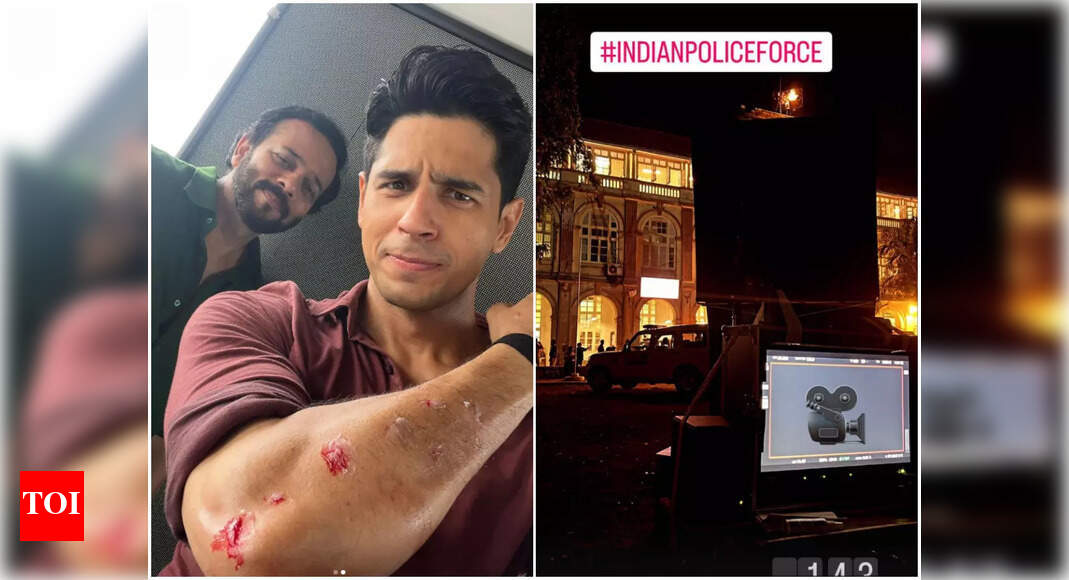 Sidharth Malhotra shoots for Rohit Shetty’s Indian Police Force; gives ...
