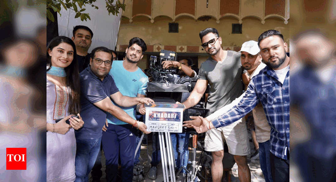 Khadari: Gurnam Bhullar and Surbhi Jyoti begin the shoot of their new ...