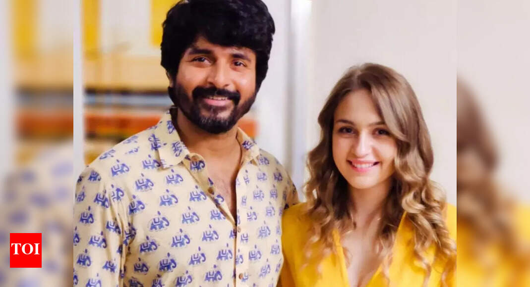 Ukrainian actress Maria Ryaboshapka celebrates birthday with SK20 team ...