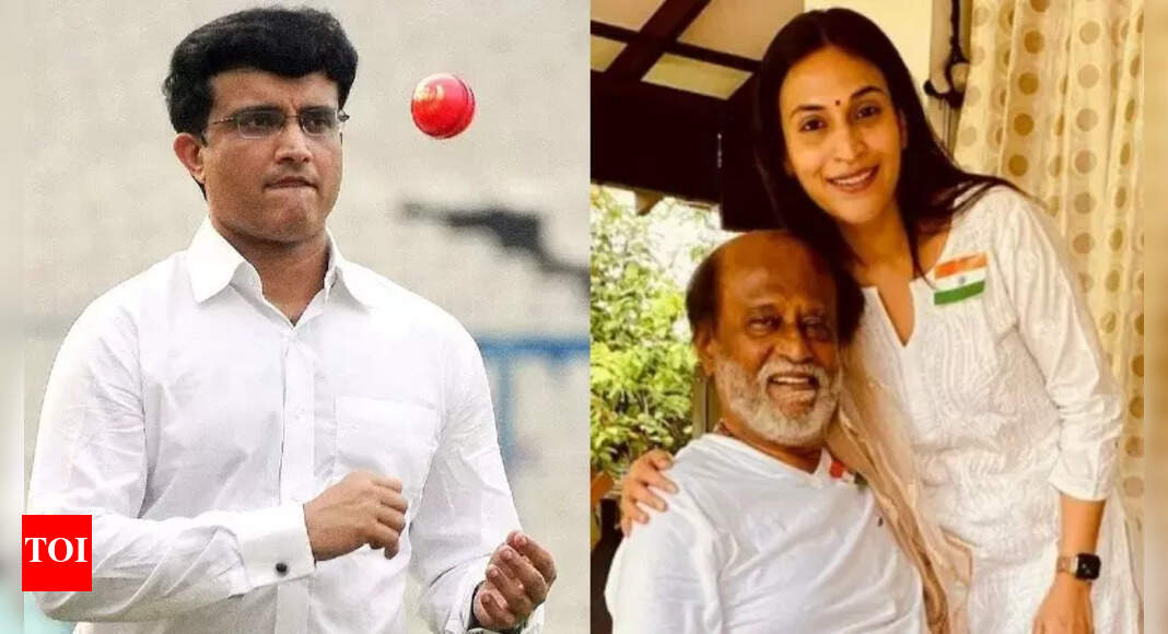 Is Rajinikanth’s daughter Aishwarya interested in directing Sourav Ganguly biopic? | Bengali ...